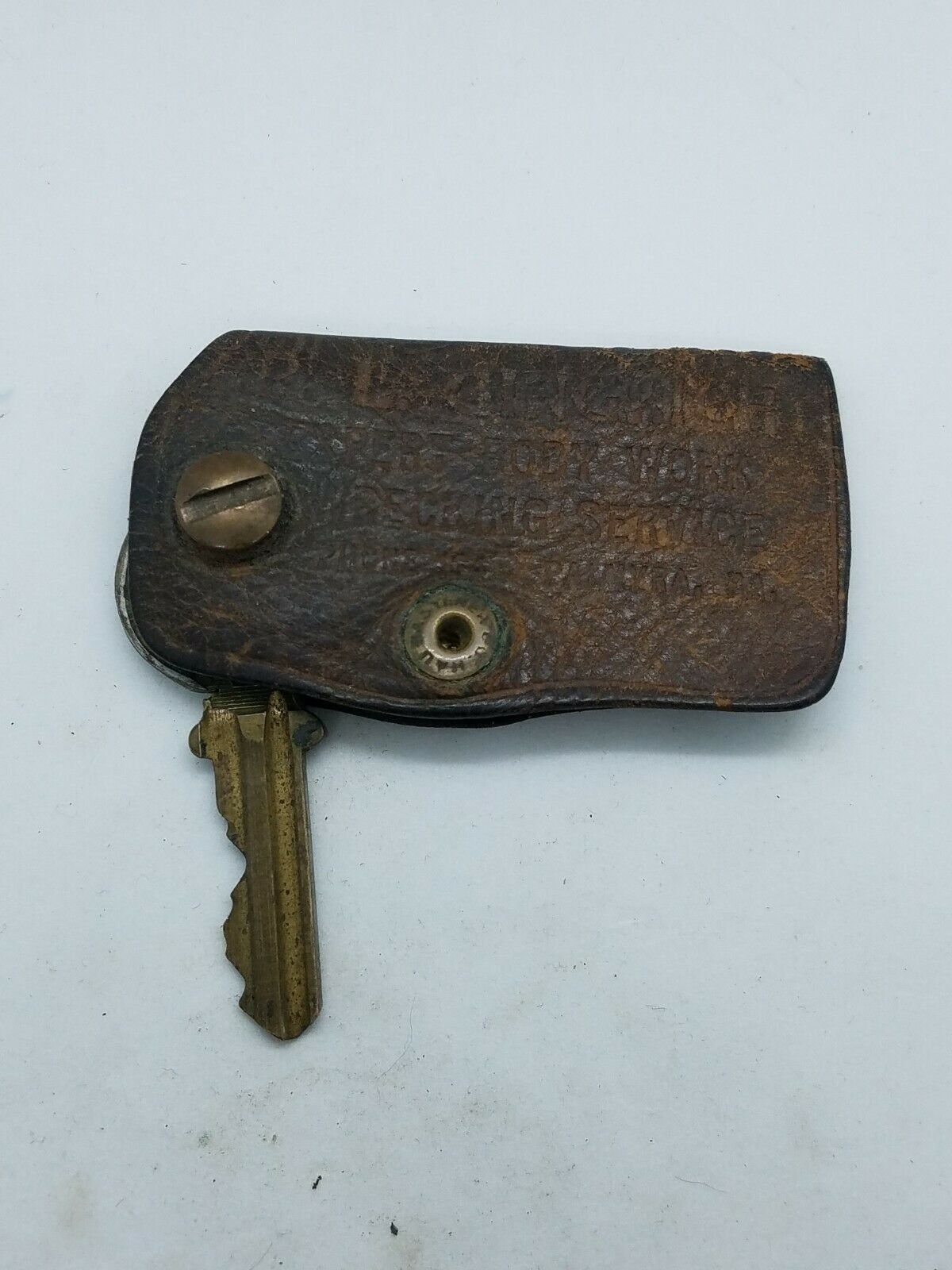 Vintage WWII Era ILCO Victory Cut Key Independent Lock Company With Key ...