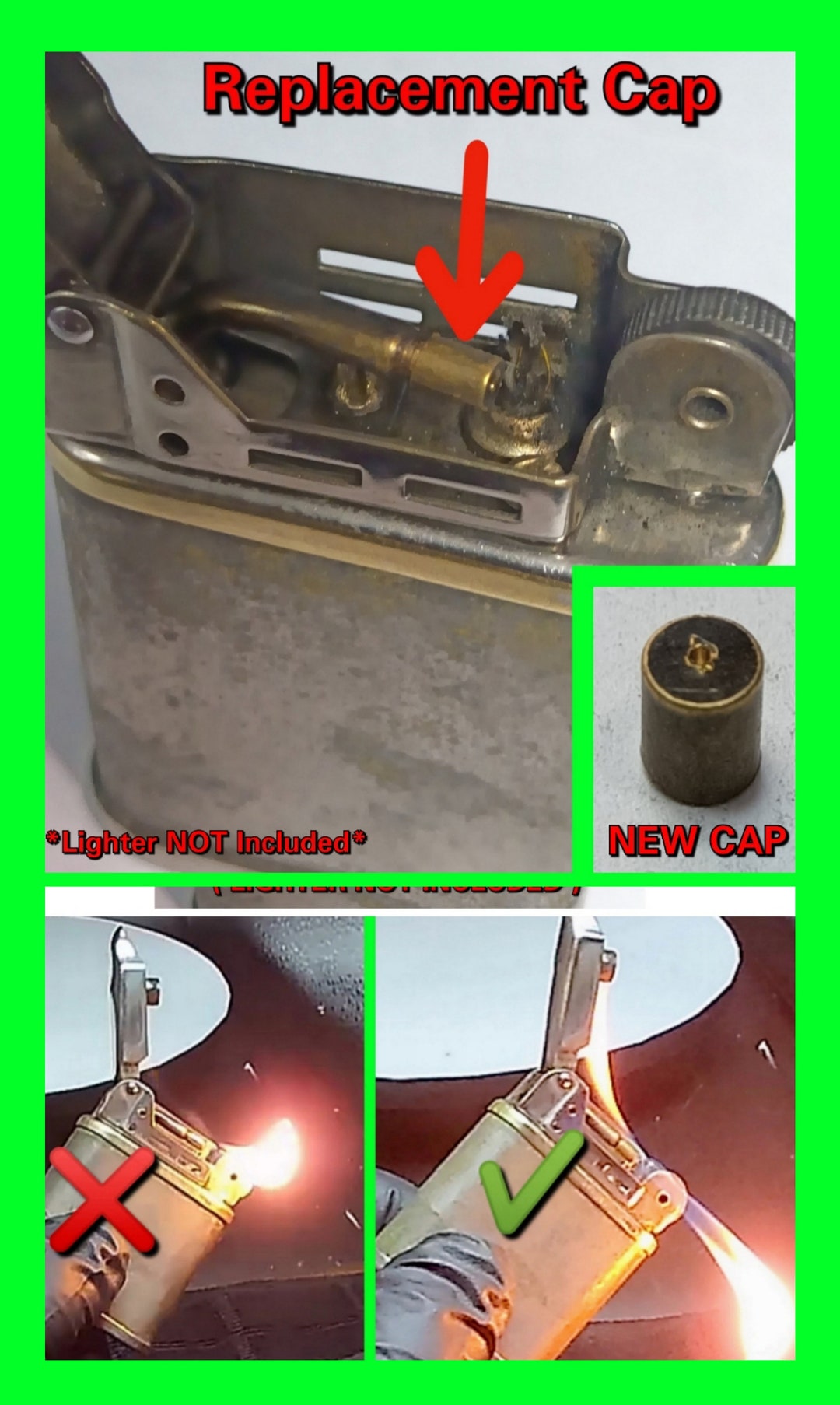 Vintage Beattie Jet Pipe Lighter Replacement Cap Read Description - Etsy