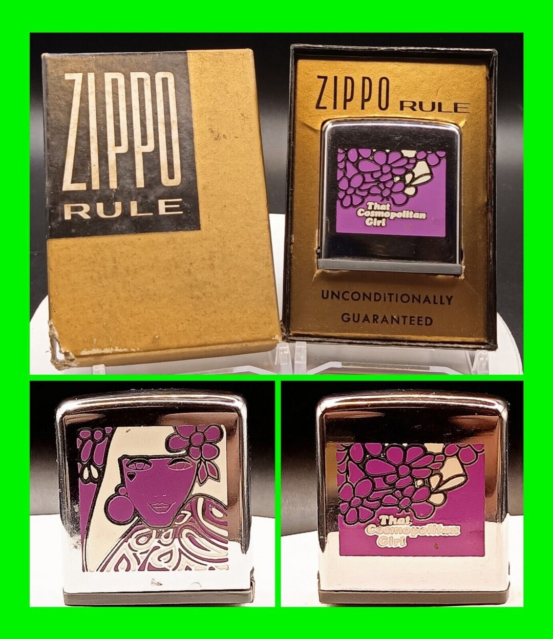 Rare Double Sided Cosmopolitan Magazine Zippo Lighter Ruler - Etsy