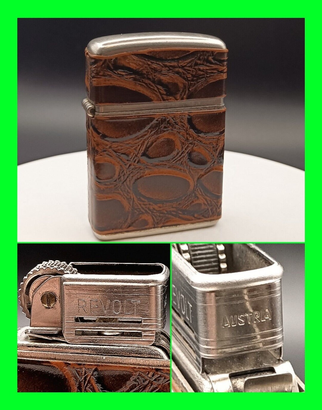 Vintage Revolt 1951 Dubsky Austria Petrol Lighter Adjustable - Etsy