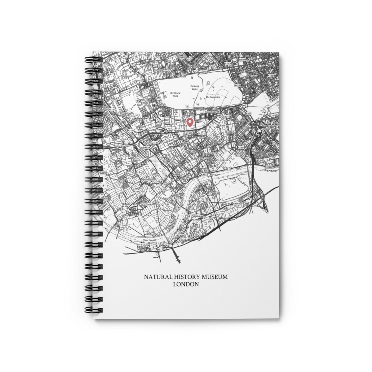 Natural History Museum London Map, Personalised Research Notebook, Phd ...