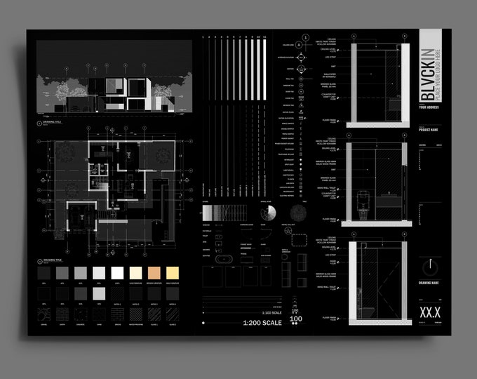 Autocad Template Pack, Zeichnung System Schemata, Autocad Vorlage ...