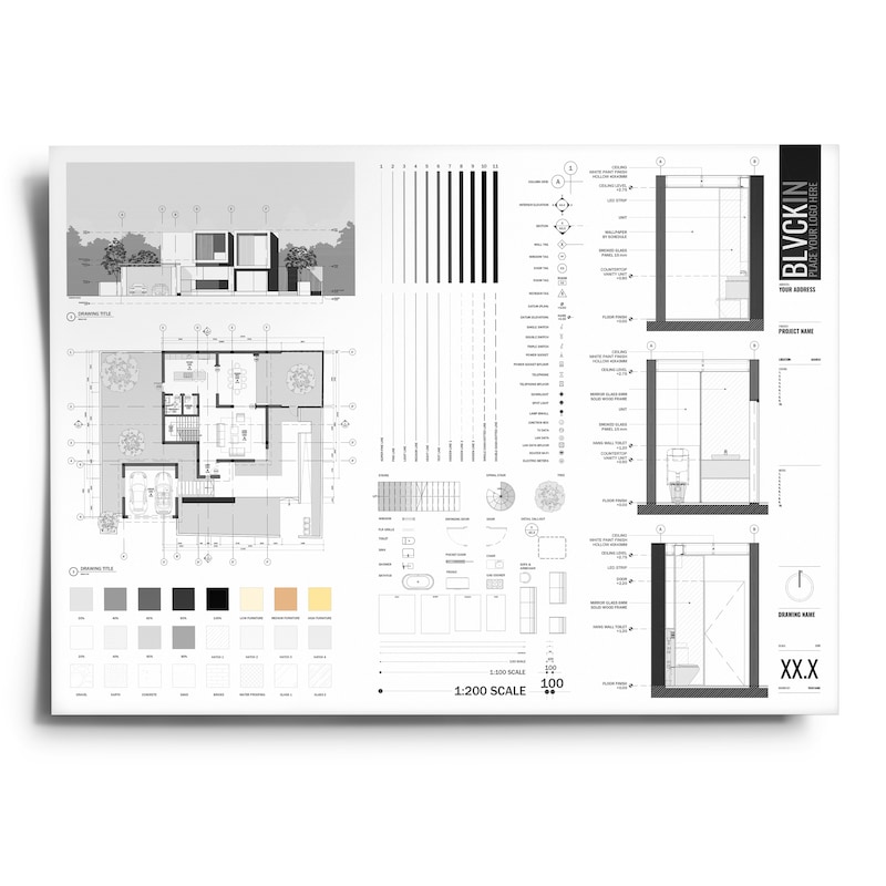 Technical Drawing Autocad - Etsy