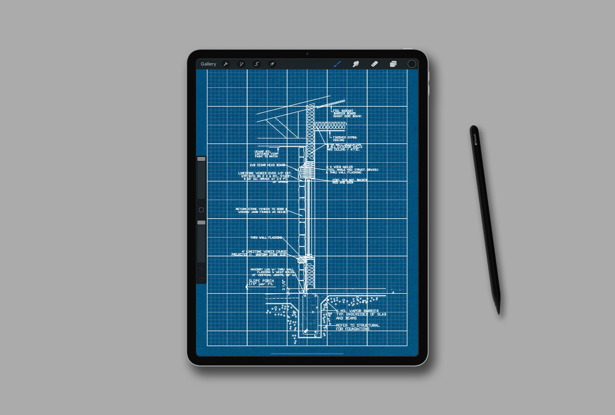 Procreate Sketch Pack FULL - Architecture Brushes - Etsy