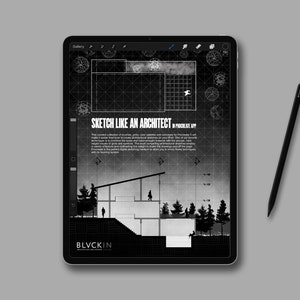 Procreate Sketch Pack FULL - Architecture Brushes - Etsy
