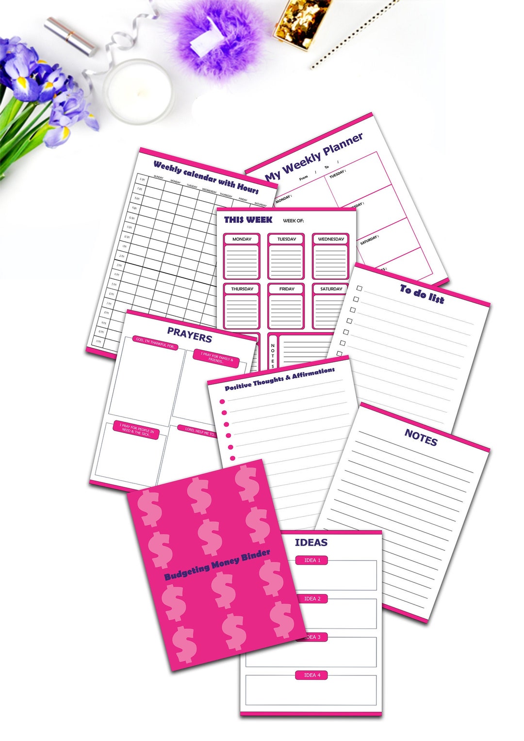 Monthly Budget Printable Bundle - Etsy