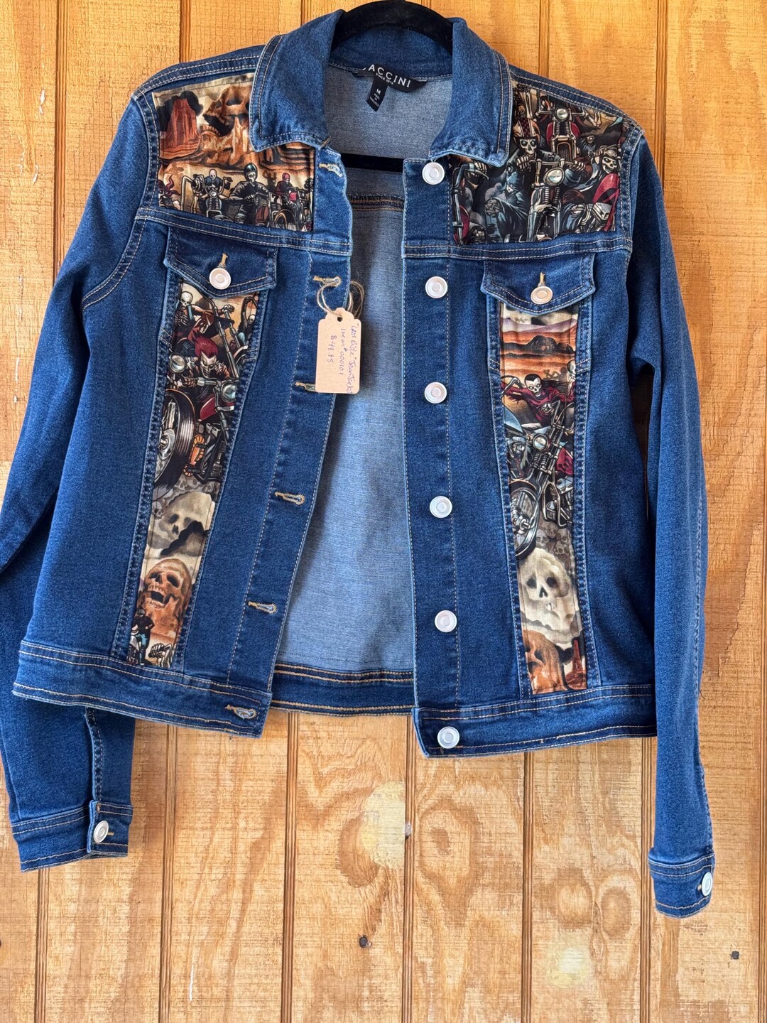 Custom Halloween Jean Jacket - Etsy