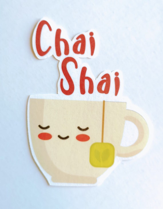 Chai Sticker Chai Stickers Tea Sticker South Asian | Etsy