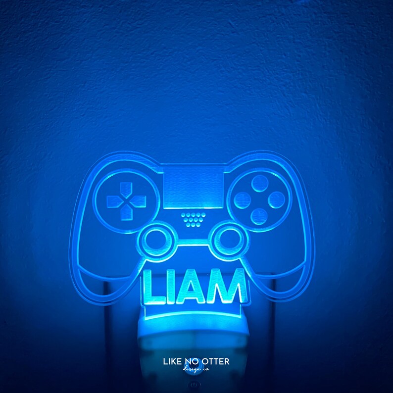 Personalized Nightlight, Game Controller With 7 LED Colors - Etsy
