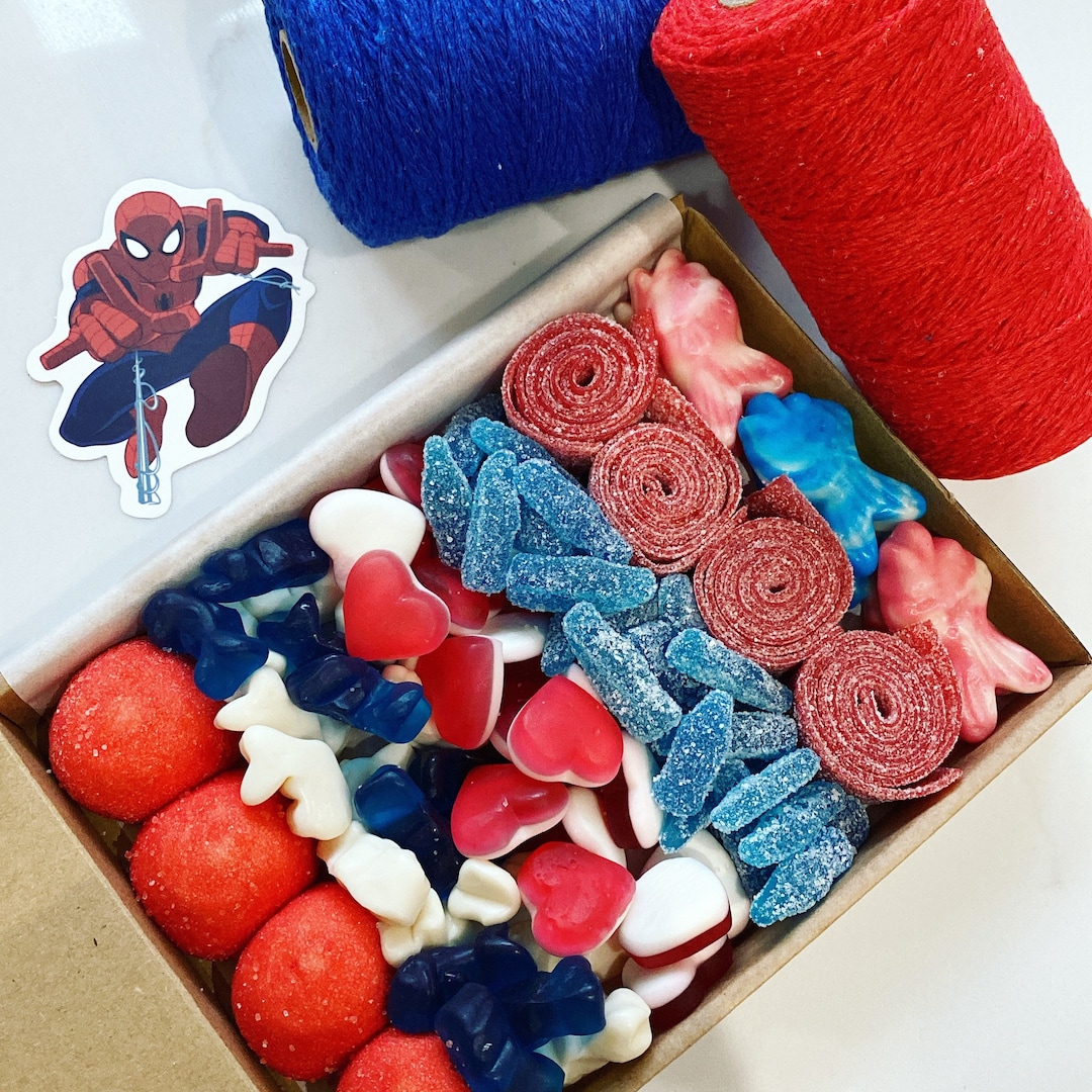 Spider-man Inspired Sweet Box - Etsy