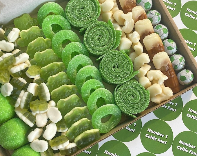 Celtic Inspired Sweet Box. Green Football Sweet Box - Etsy UK