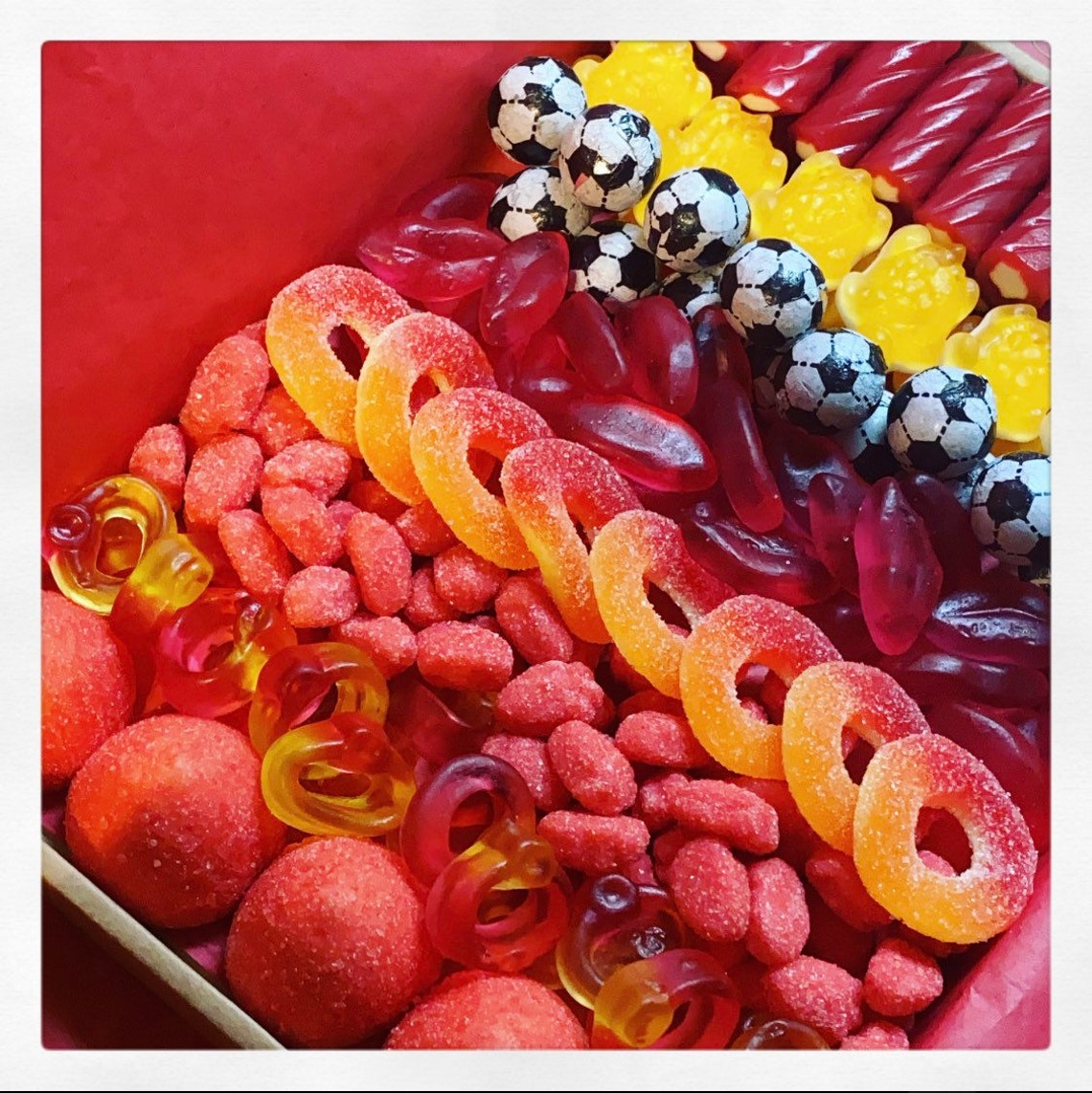 Manchester United Football Sweets MUFC Birthday Sweets - Etsy