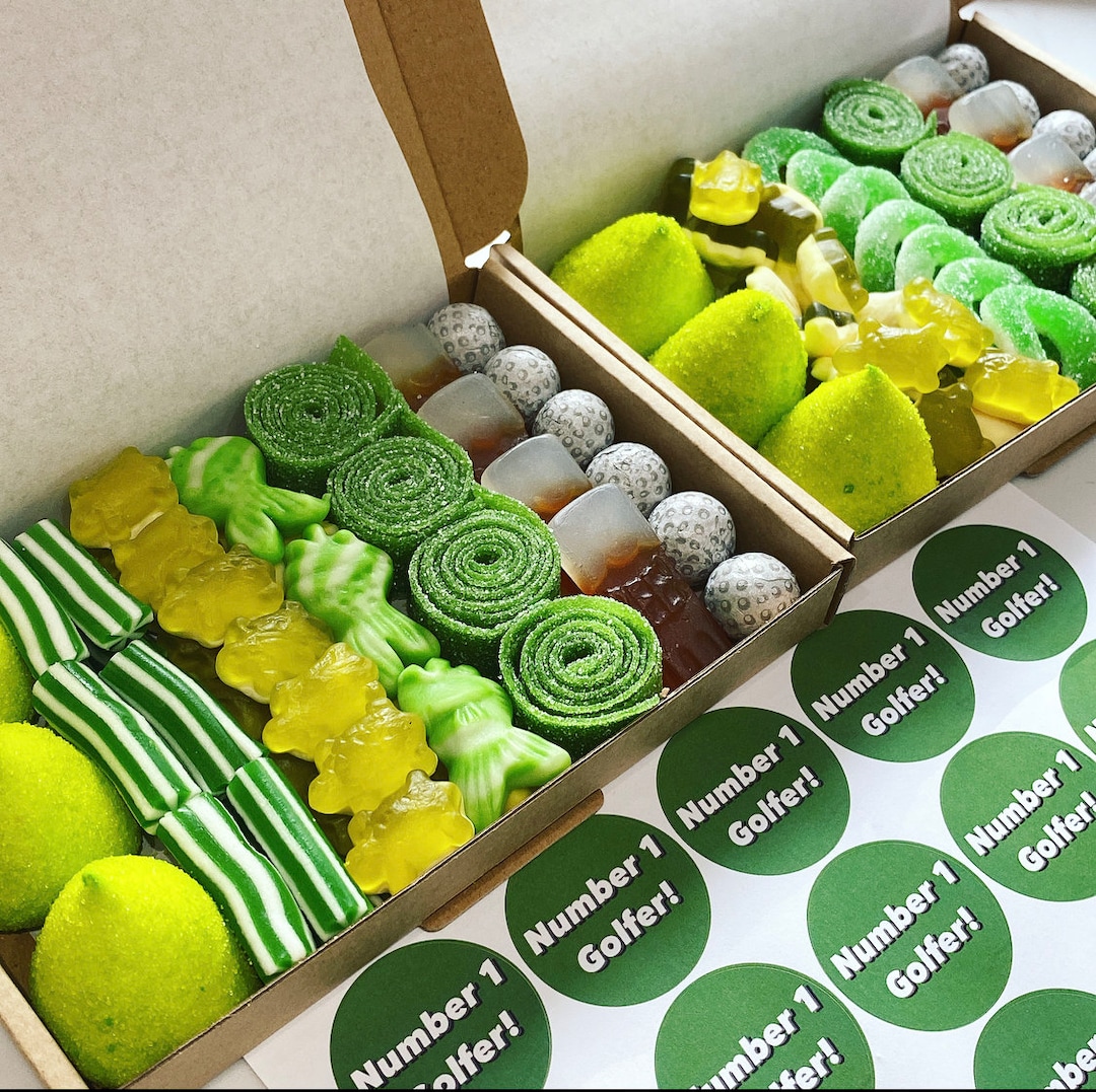 Golf Inspired Sweet Box. Golf and Beers Gift - Etsy UK