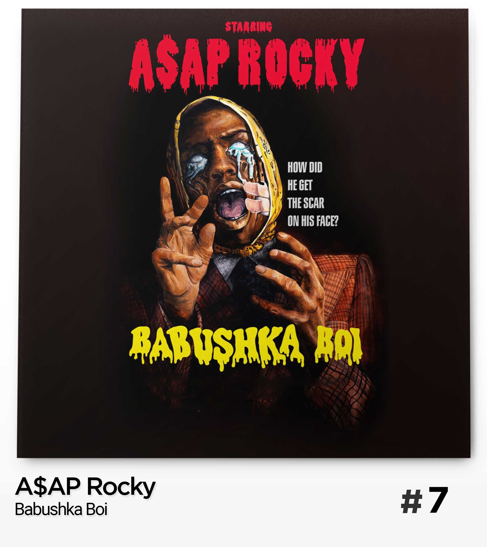 Choose Your Album Cover of Asap Rocky Printed on Premium | Etsy