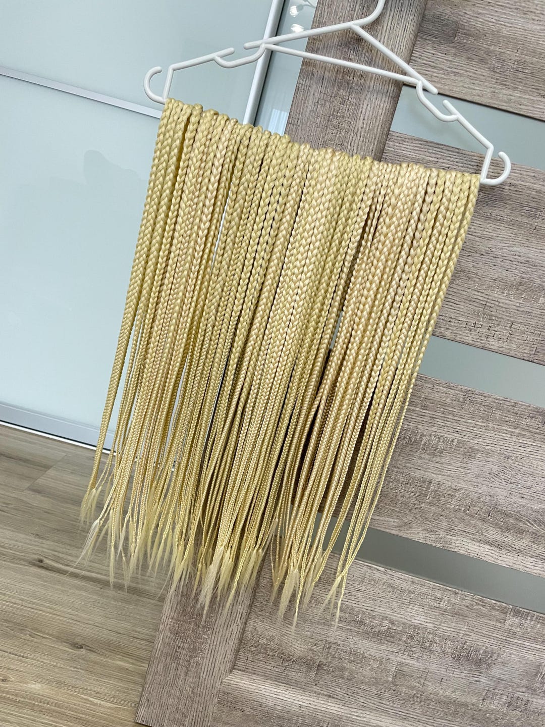 Natural Look Volume Double Ended Braids Shades of Blonde Synthetic ...