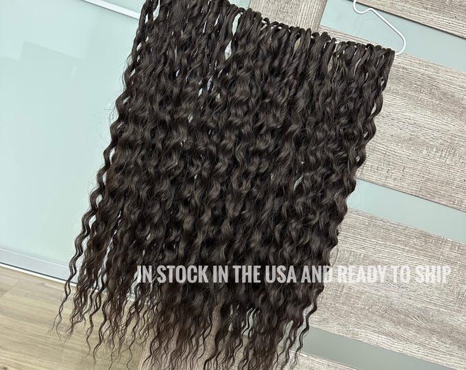 Ready to Ship Chocolate Curls Extensions, 60 DE Soft Curly Synthetic ...