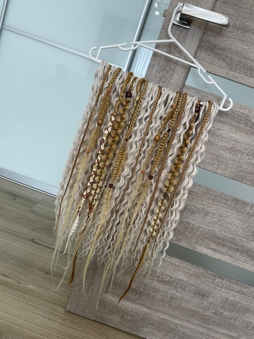 Set of Blonde Bohemian Dreadlocks Soft Boho Wavy Blonde - Etsy