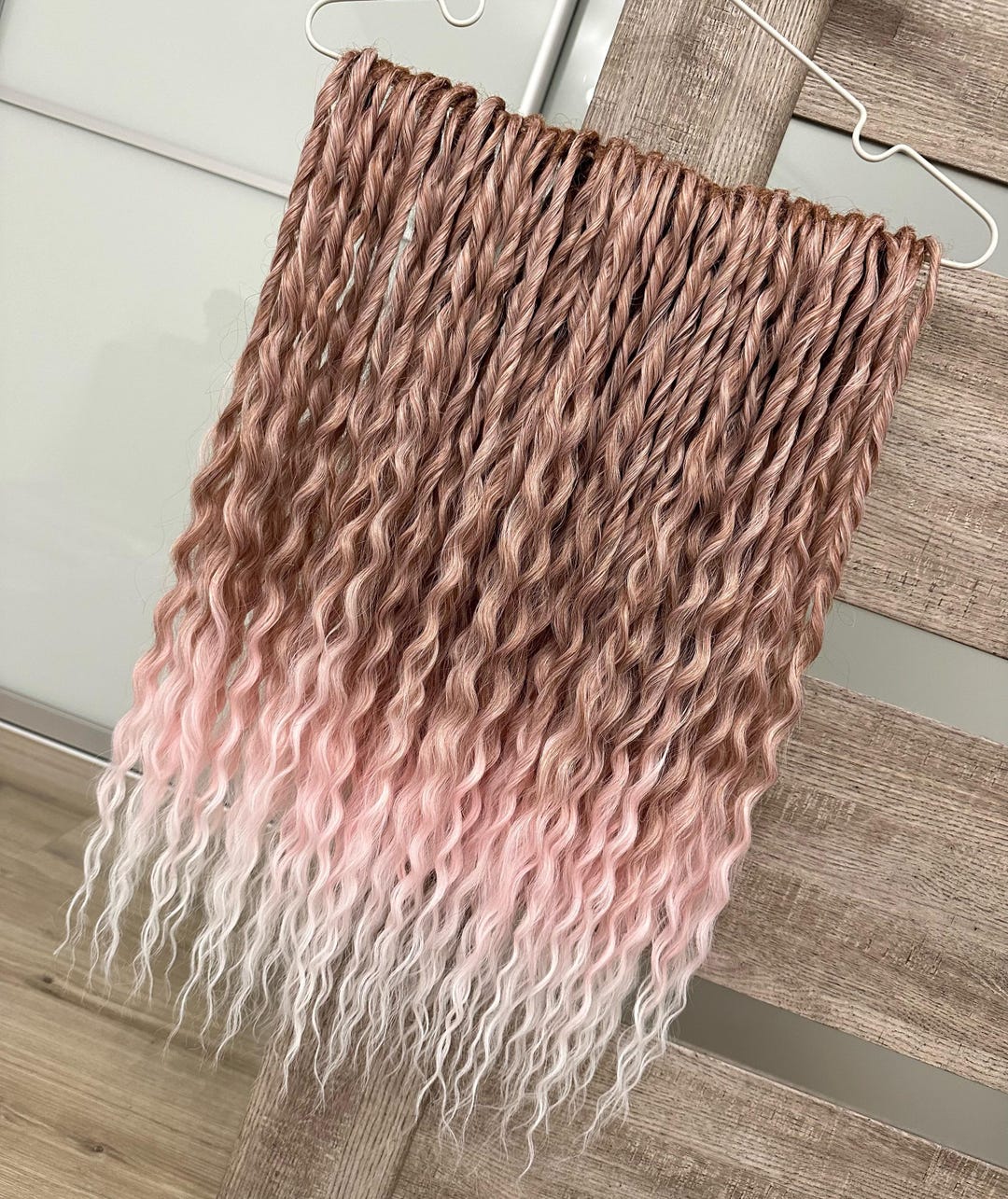 Barbie Pink Synthetic Dreadlocks Extensions Barbie Pink Curls Dreads ...