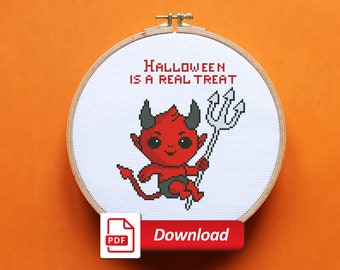 Cross Stitch Devil - Etsy
