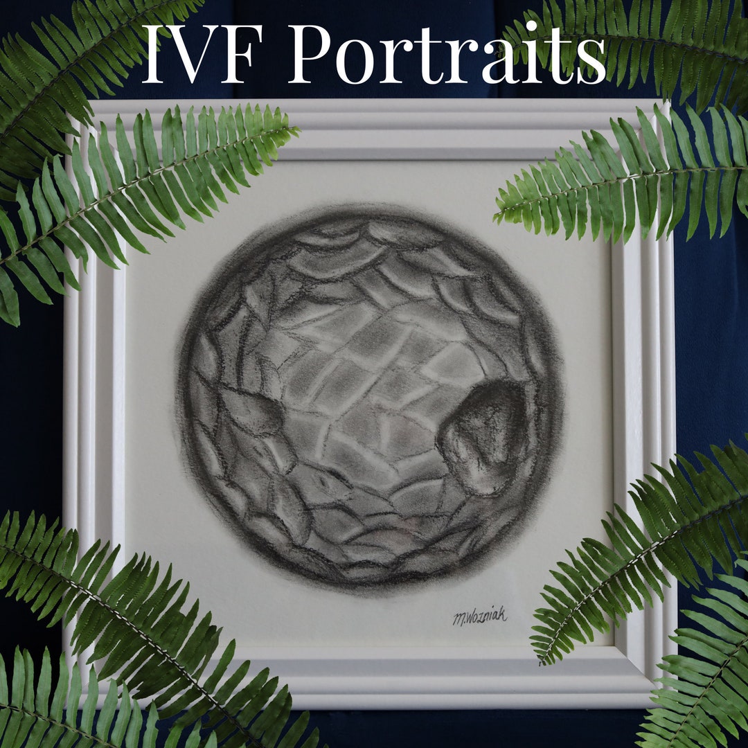 IVF Custom Embryo Hand Drawing Personalized Art by Embryologist - Etsy