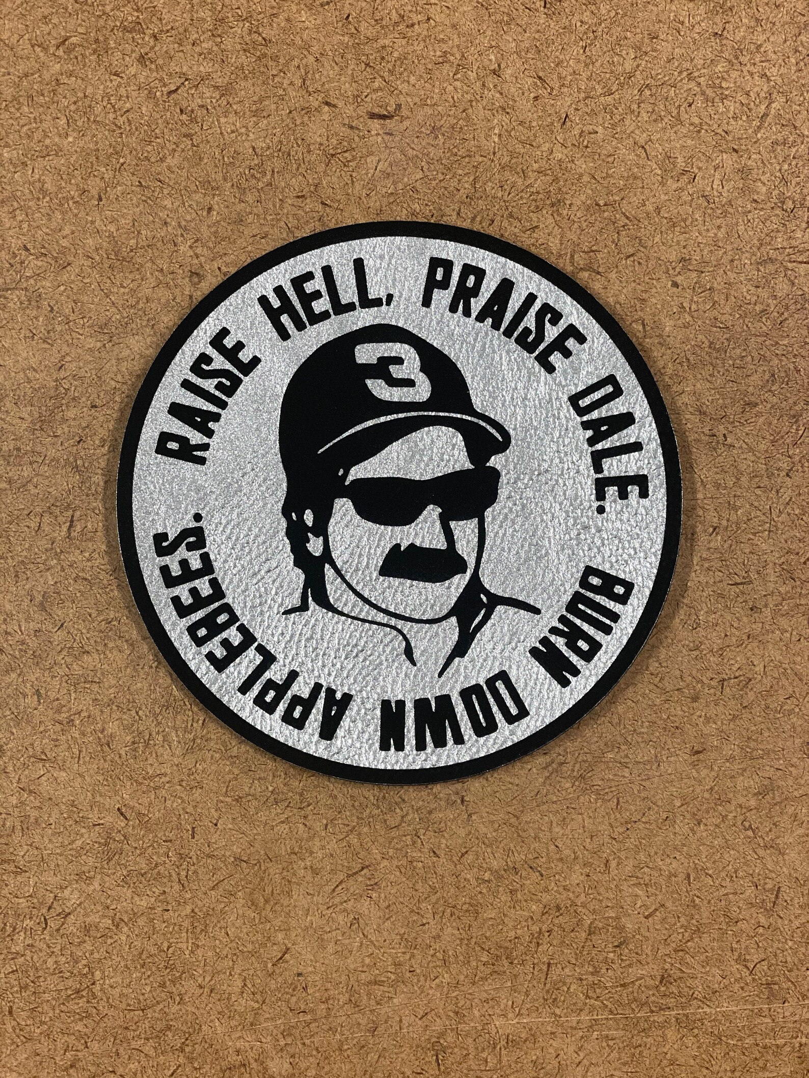 Raise Hell Praise Dale Earnhardt Pleather Patch | Etsy