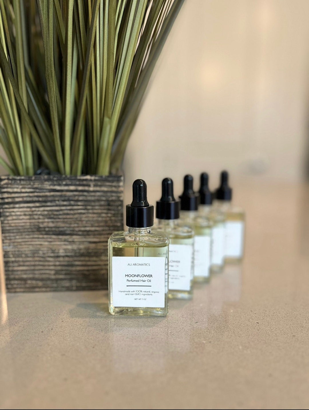 MOONFLOWER Perfumed Hair Oil | Scented | ALL NATUAL, Organic, Herbal ...