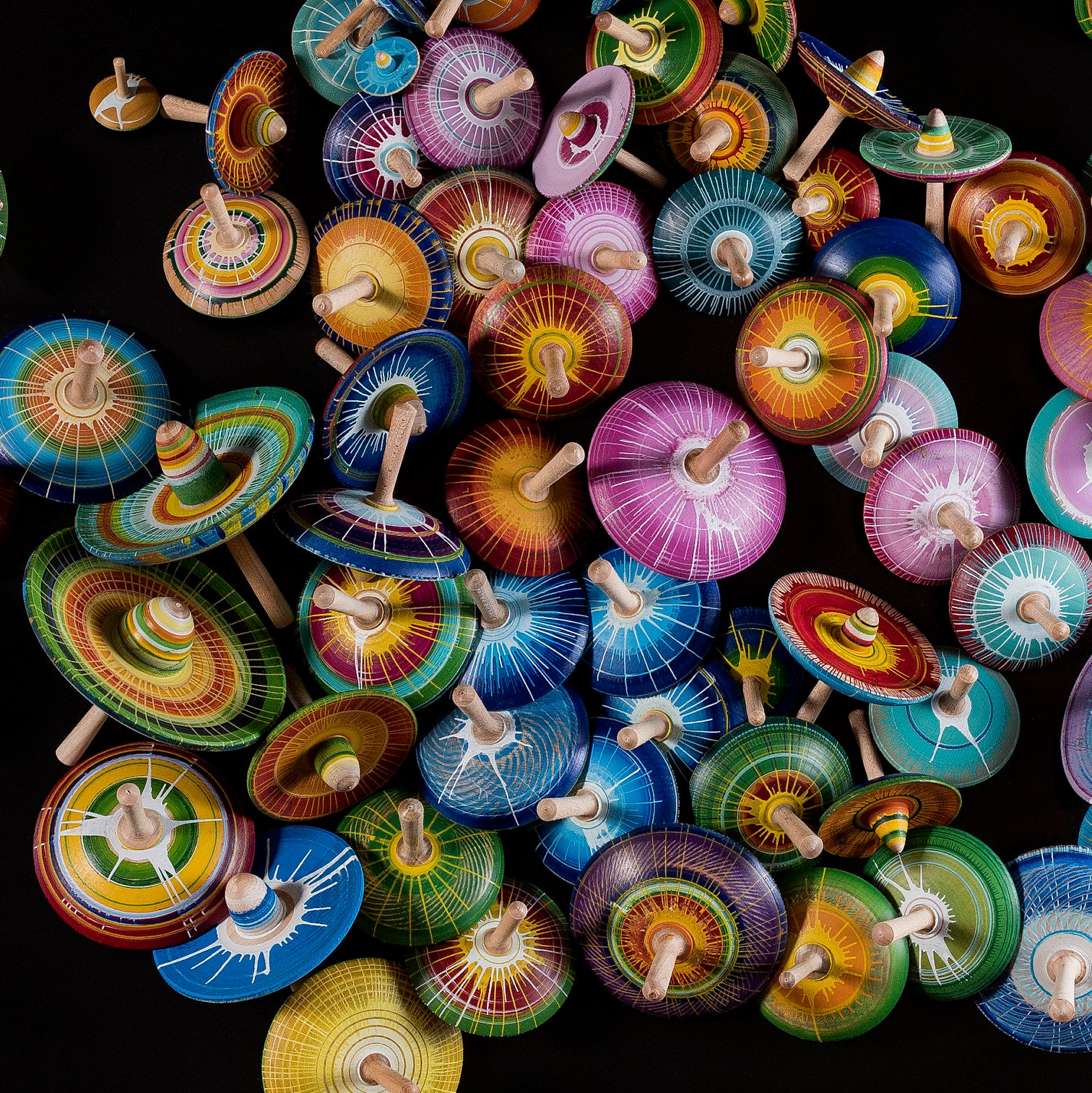 Artisanal Hand-turned Wooden Spinning Tops - Etsy