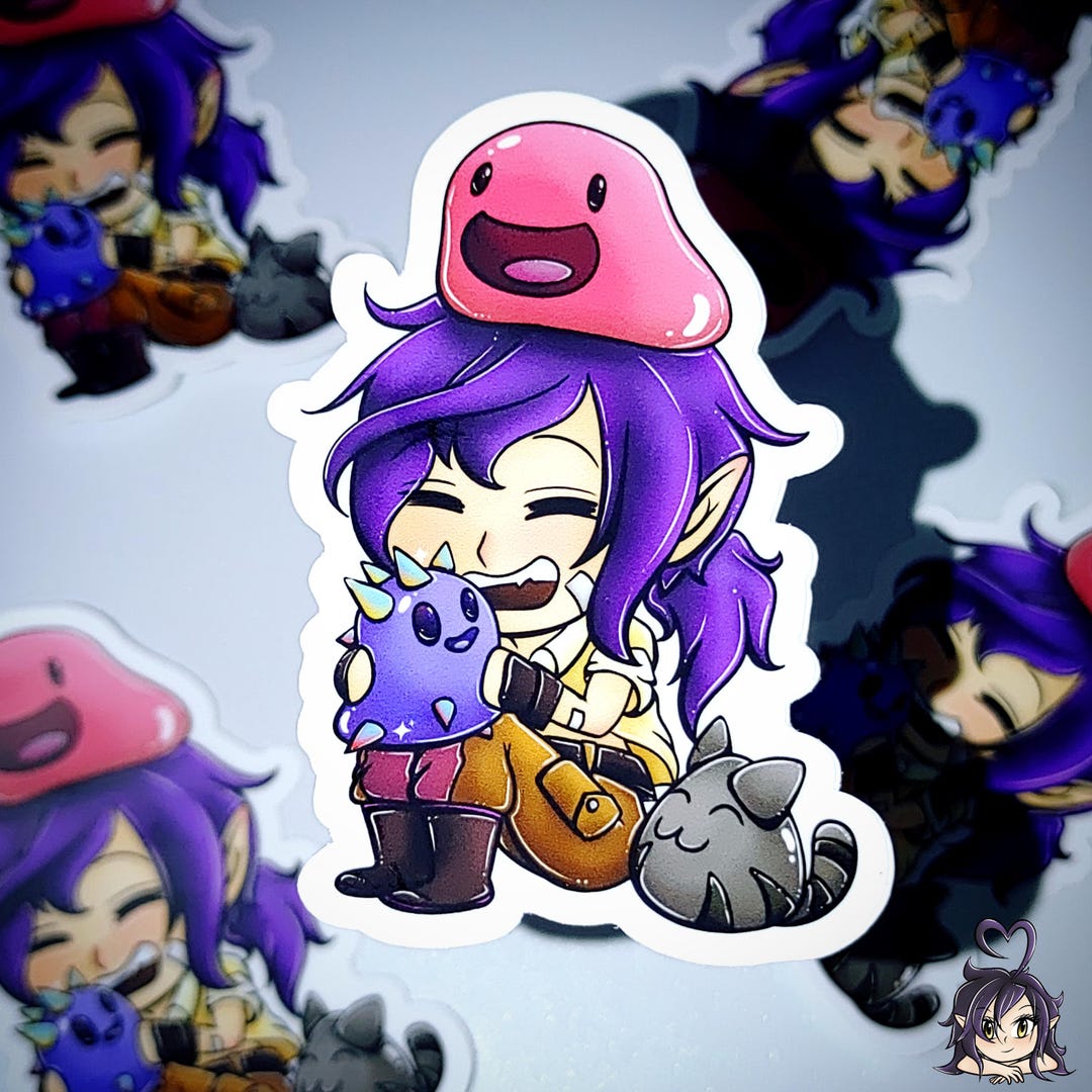 Slime Rancher Chibi Levy Vinyl Sticker - Etsy