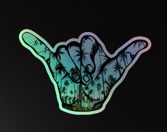Hang Loose Sticker, Shaka Brah Sticker, Hang Loose Vinyl Sticker ...