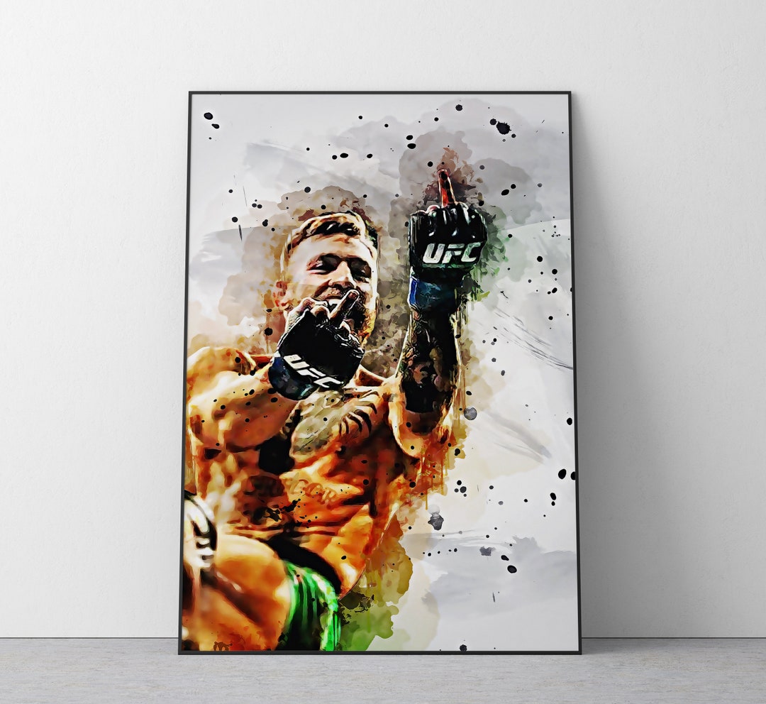 Conor Mcgregor Poster Conor Mcgregor Print MMA Artwork Ref 493 - Etsy