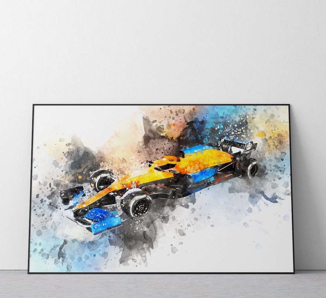 Mclaren Formula One Car F1 Car Wall Art Print A4 A3 UK Ref 17 - Etsy