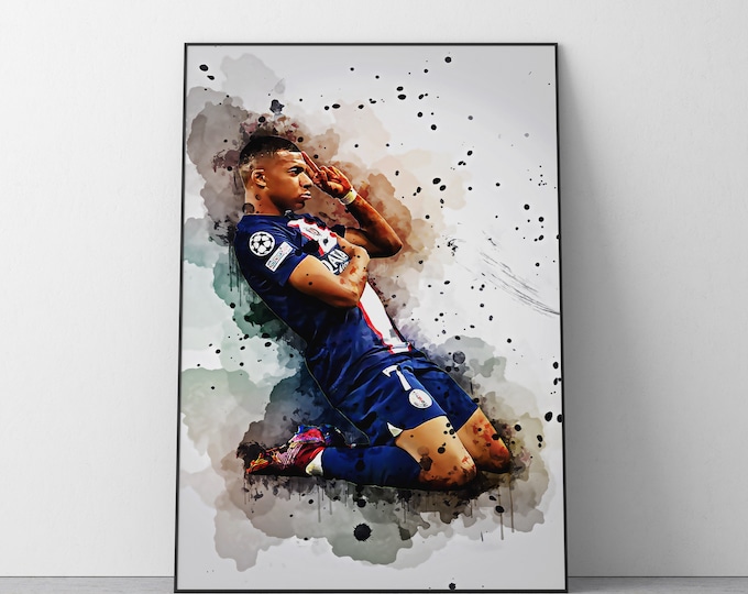 Kylian Mbappe 4K Poster - Etsy.de