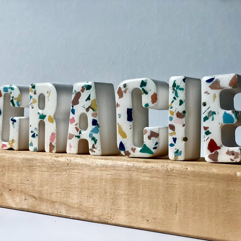 Ceramic Letters - Etsy