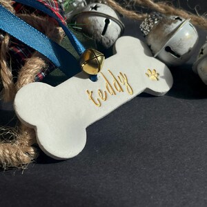 Personalized Dog Bone Clay Tree Decoration Animal Decoration Xmas ...