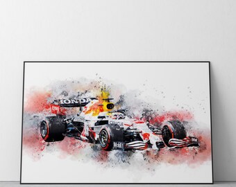Red Bull Racing Art | Etsy