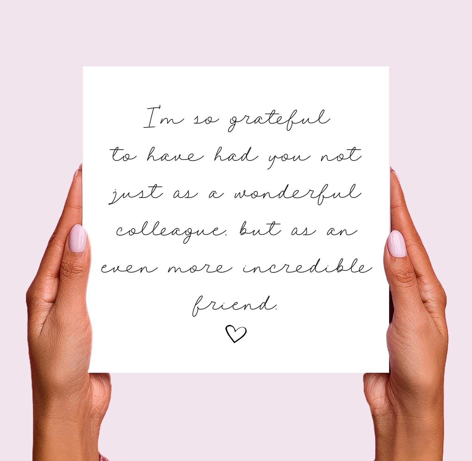Personalized Colleague Thank You Card: Farewell Gift Ref #686 - Etsy