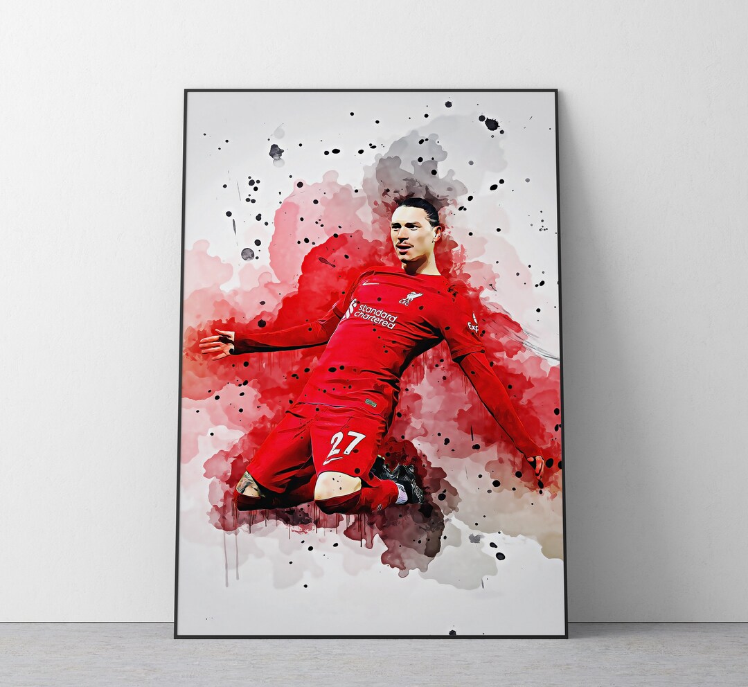 Darwin Nunez Poster | Football Wall Art Print | Ref #368 - Etsy