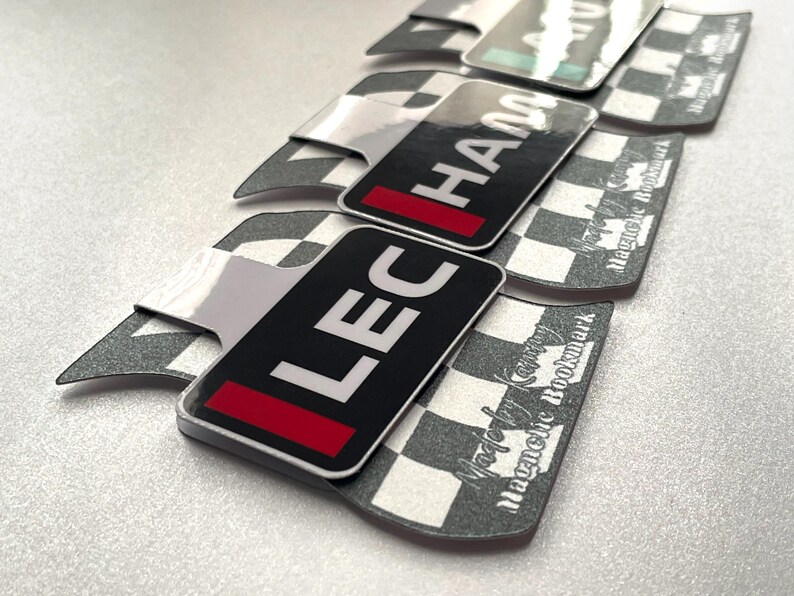 F1 Magnetic Bookmarks , F1 Driver Name Page Marker - Etsy