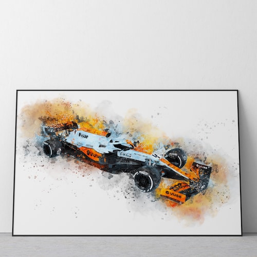 Mclaren Formula One Car F1 Car Wall Art Print A4 A3 - Etsy