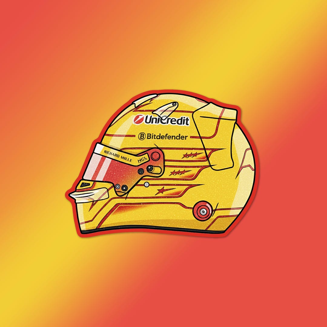 Lewis Hamilton Helmet Sticker | Ferrari Sticker Ref #722 - Etsy