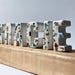 Terrazzo Gypsum Letter: Resin Finish, Modern Decor - Etsy
