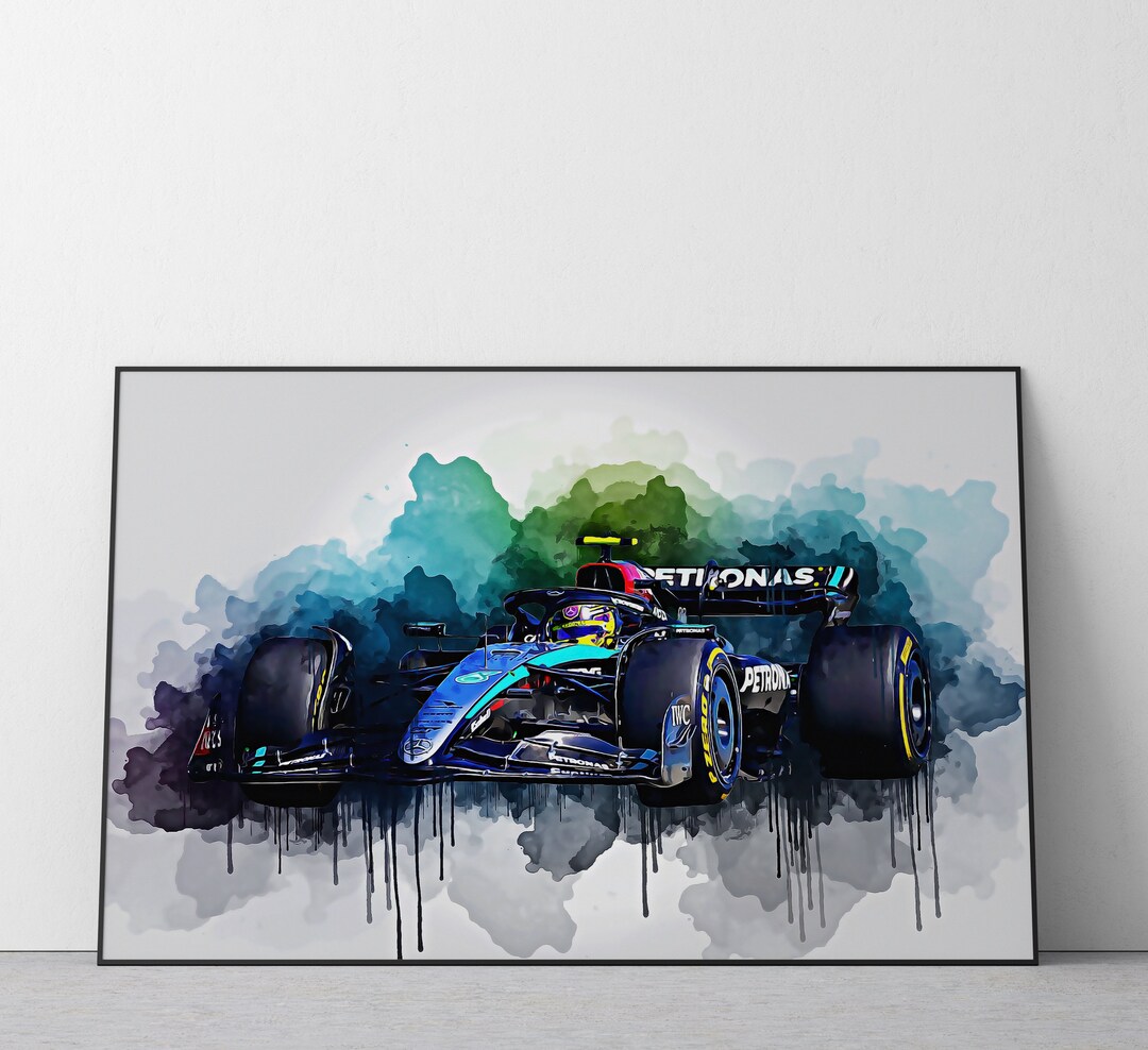 Mercedes F1 Car 2024 | F1 Mercedes Poster | F1 Car Print | Ref #473 ...