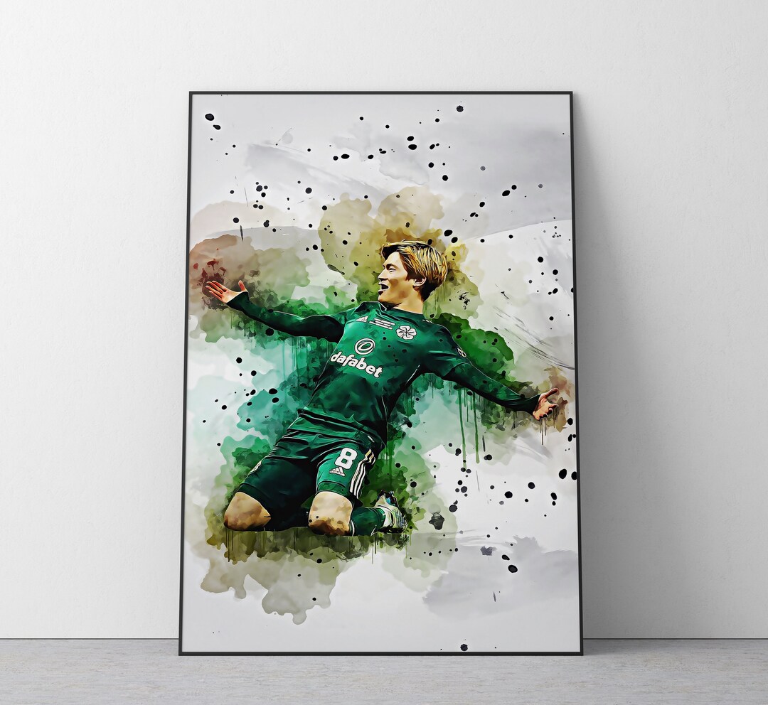 Kyogo Furuhashi Poster | Football Wall Art Print | Ref #377 - Etsy