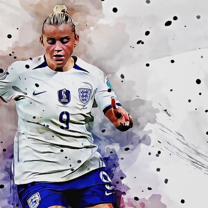 Alessia Russo Poster | Women's World Cup | Football Wall Art Print ...
