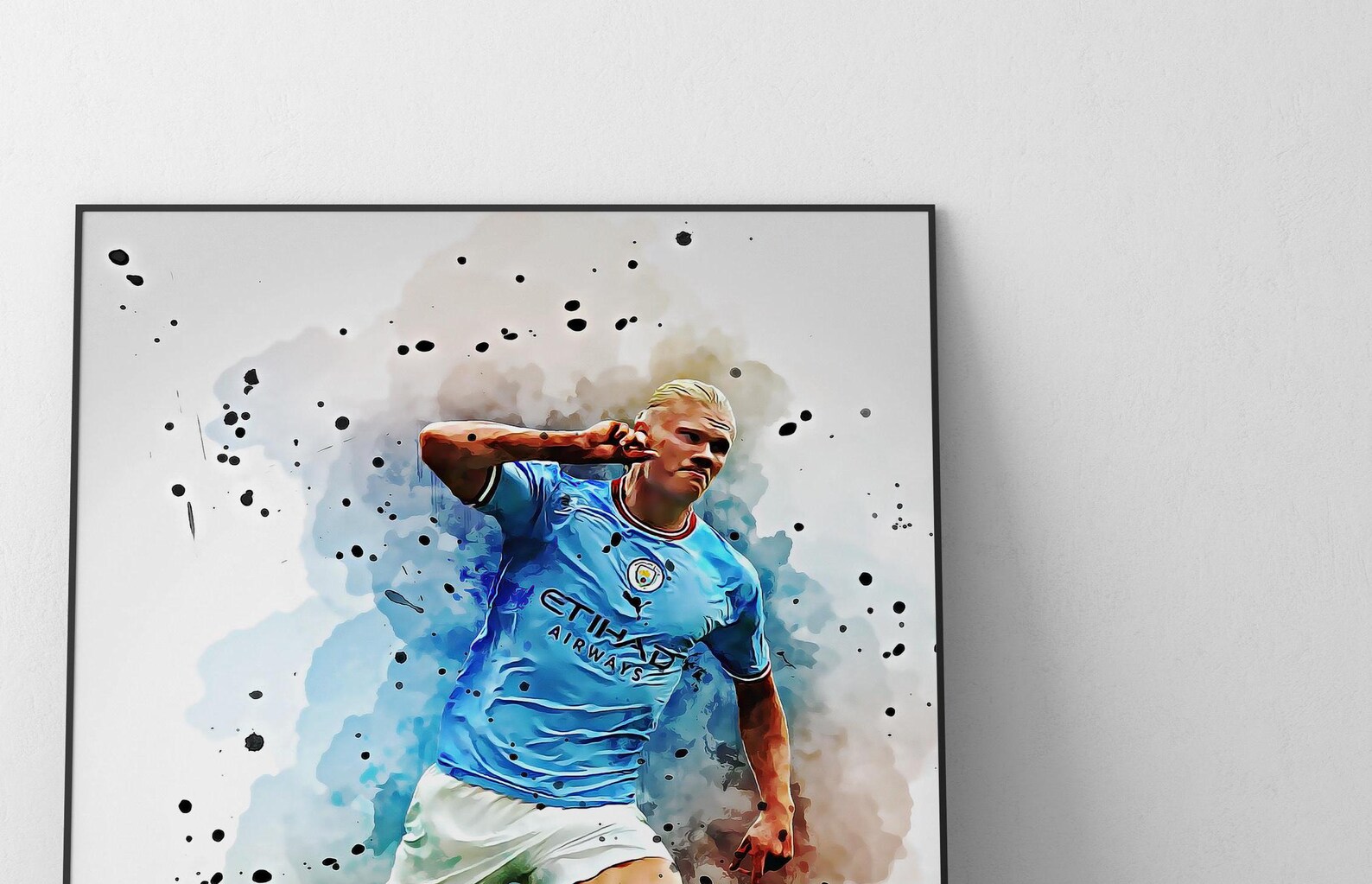 Erling Haaland Poster | Football Wall Art Print | Digital Download A1 ...