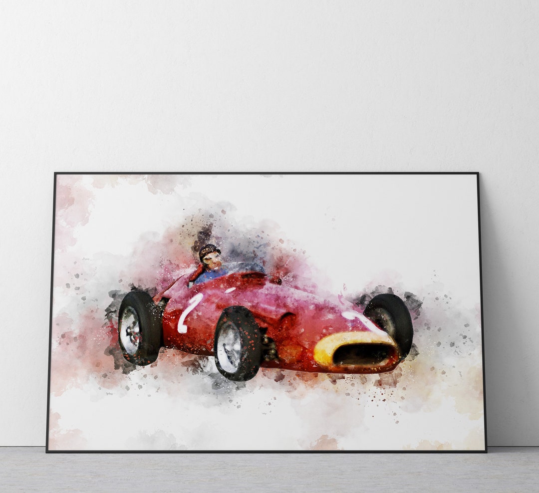 Juan Manuel Fangio Poster | Formula 1 Poster | A4 | A3 | UK Ref #166 - Etsy