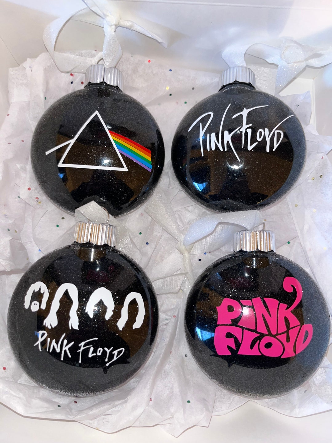 Pink Floyd Inspired Ornament Set of 4! - Etsy