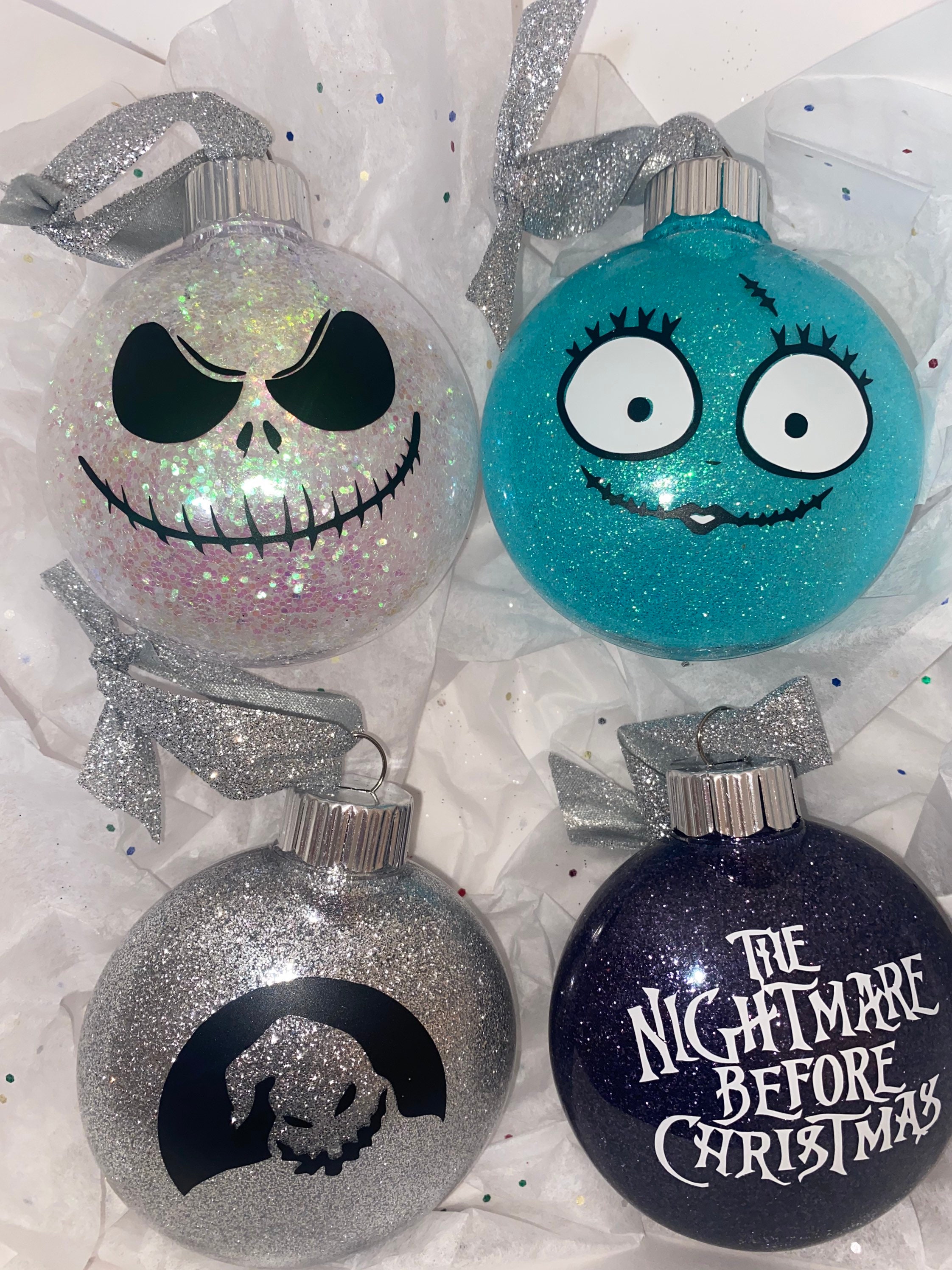 NBC Jack Skellington Ornament Set - Etsy