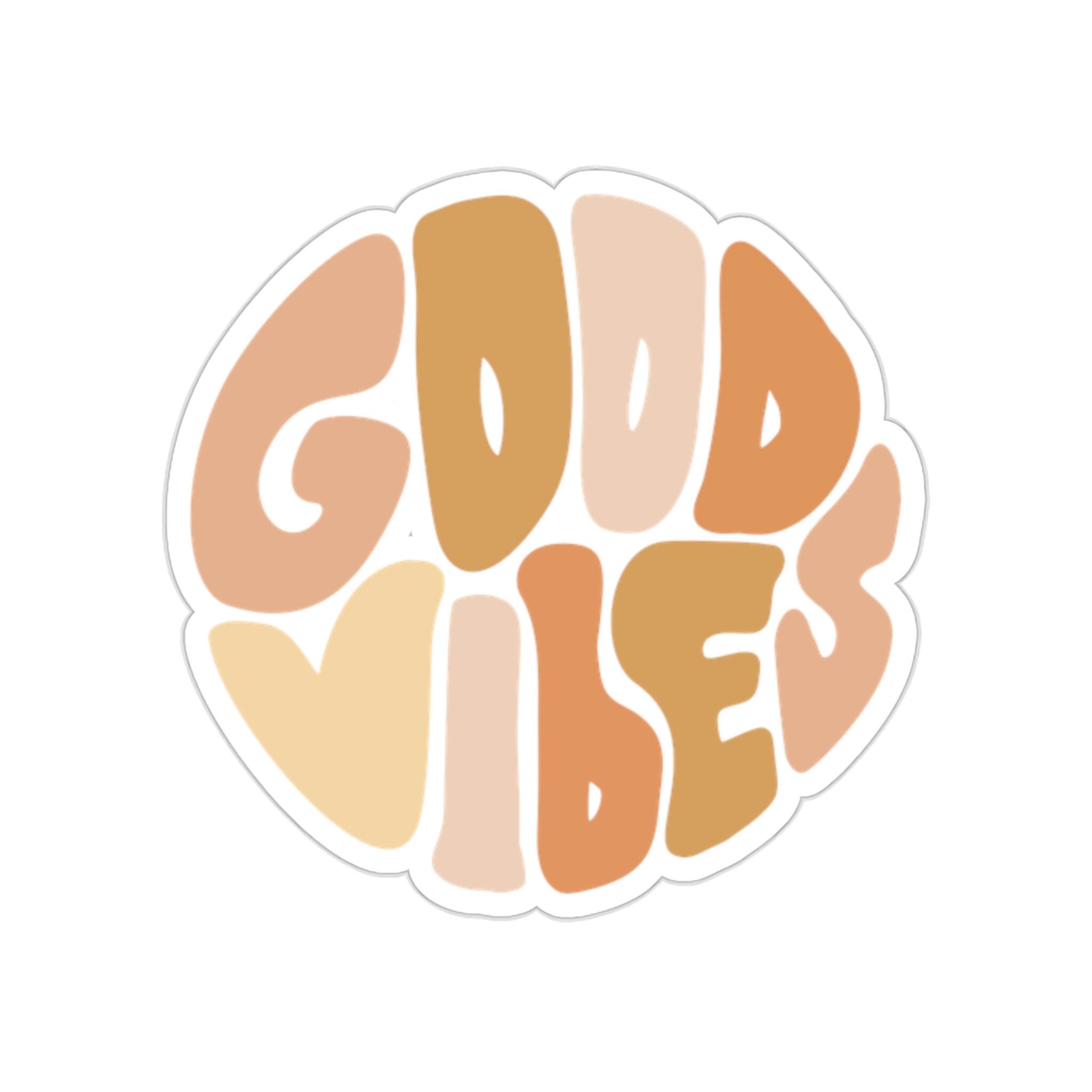 Good Vibes Sticker Good Vibes Cute Stickers Positivity Stickers ...