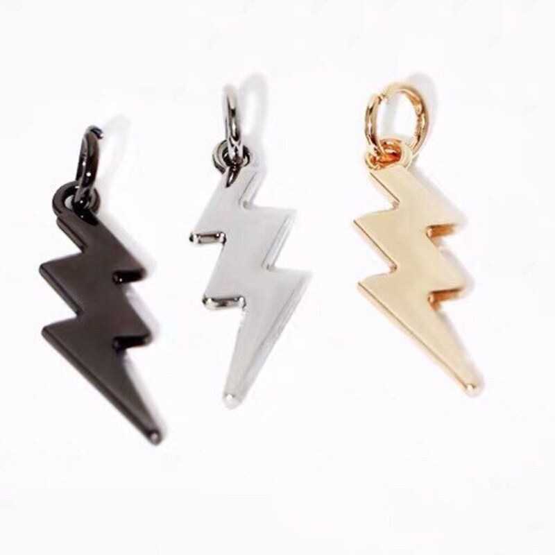 Lightning Charm - Etsy